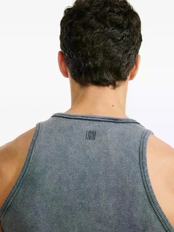 LGN LOUIS GABRIEL NOUCHI Washed-effect Ribbed Tank Top