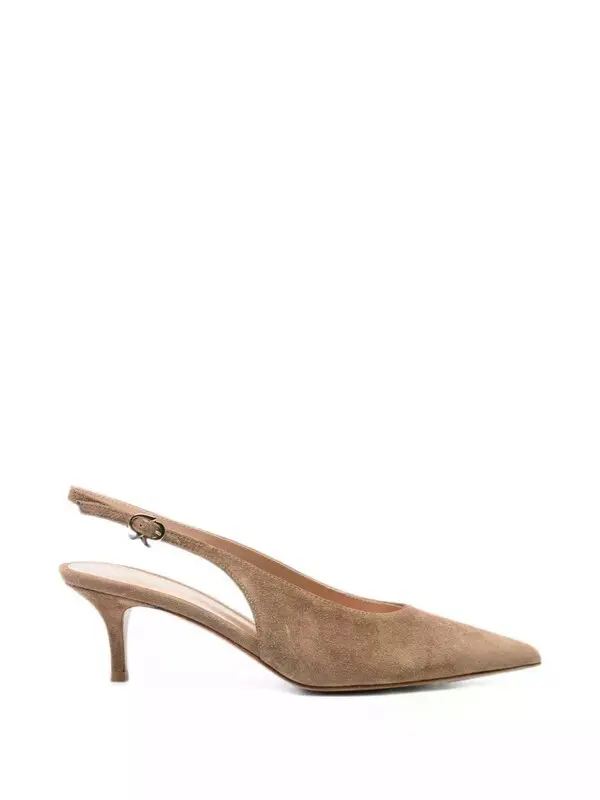 GIANVITO ROSSI Pointed-toe Slingback Pumps