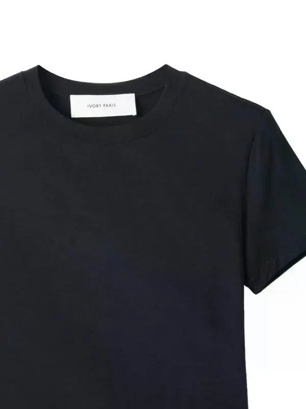 IVORY PARIS Short Sleeve T-shirt - Black