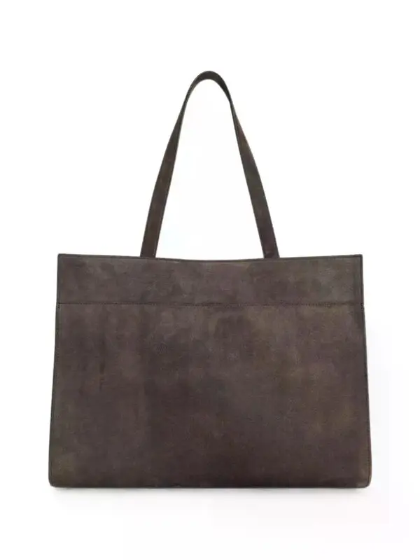 Khaite Crosby Suede Tote Bag - Brown