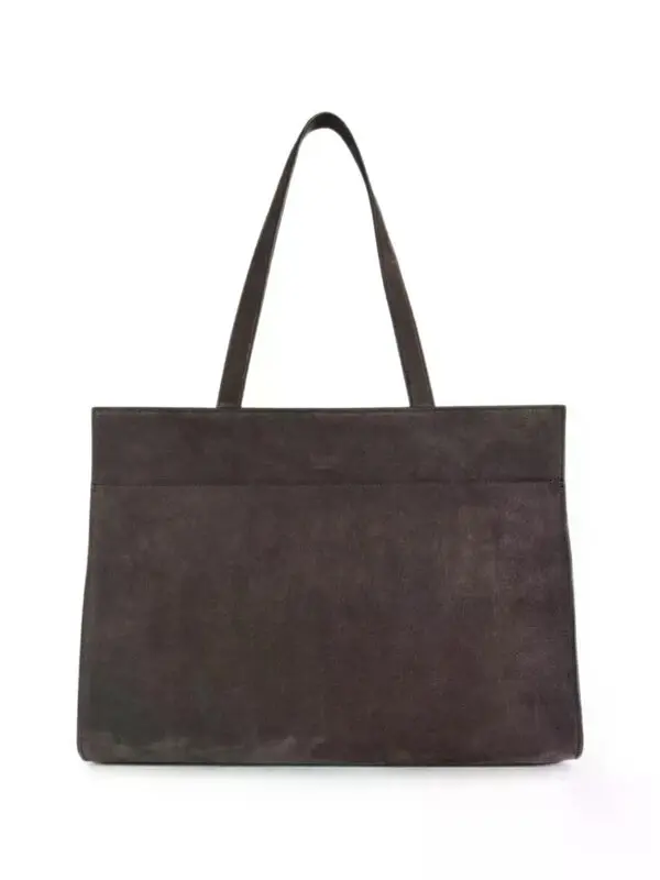 Khaite Crosby Suede Tote Bag - Brown