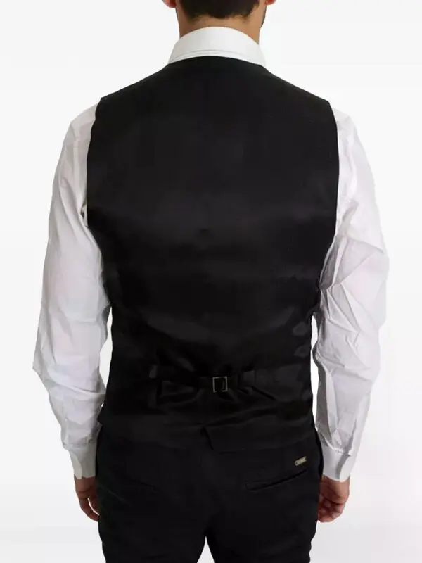 Dolce & Gabbana Wool V-neck Waistcoat