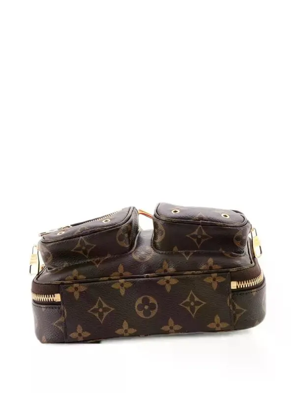 LOUIS VUITTON Utility Monogram Canvas Crossbody Bag - Brown