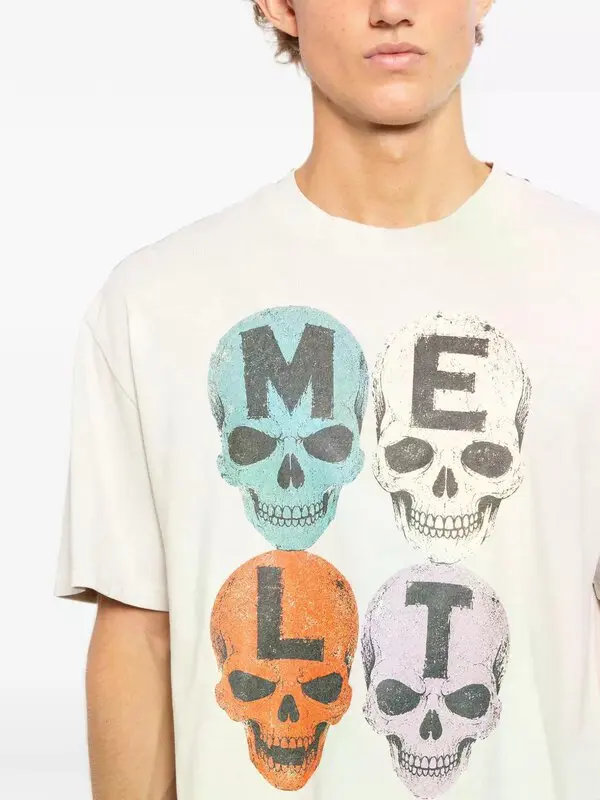 MELT Skull-print T-shirt