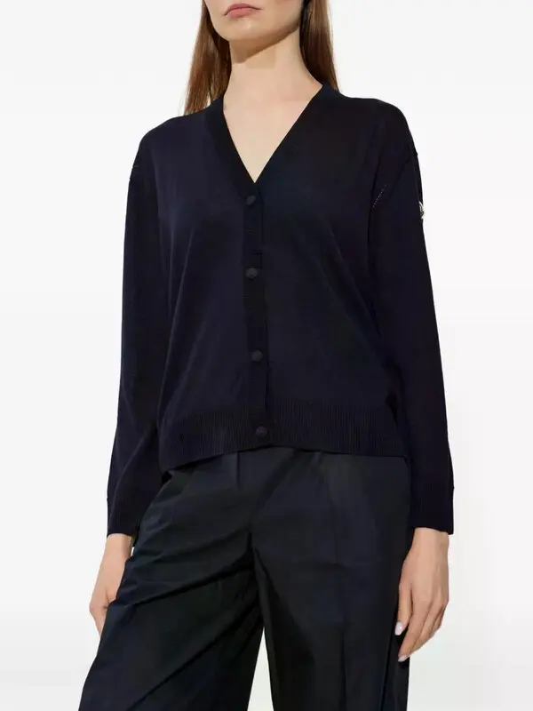 Moncler V-neck Button-up Cardigan