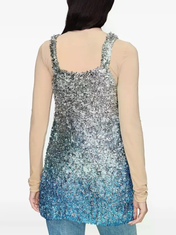 MAISON MARGIELA Tinsel-yarn Knit Tank Top