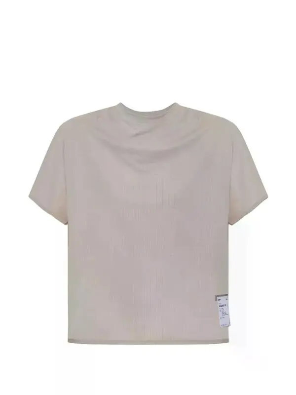 Satisfy Auralite Uv T-shirt With Grid Texture Panelling