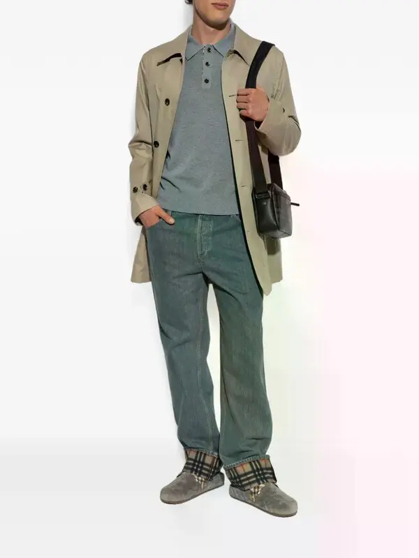 Burberry Meadowbank Single-breasted Cotton Coat