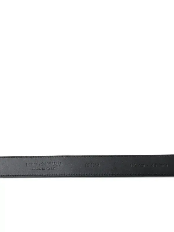 Dolce & Gabbana Leather Buckle Belt