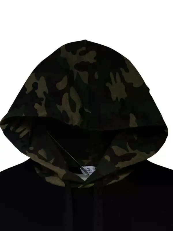 Dolce & Gabbana Camouflage Print Hoodie