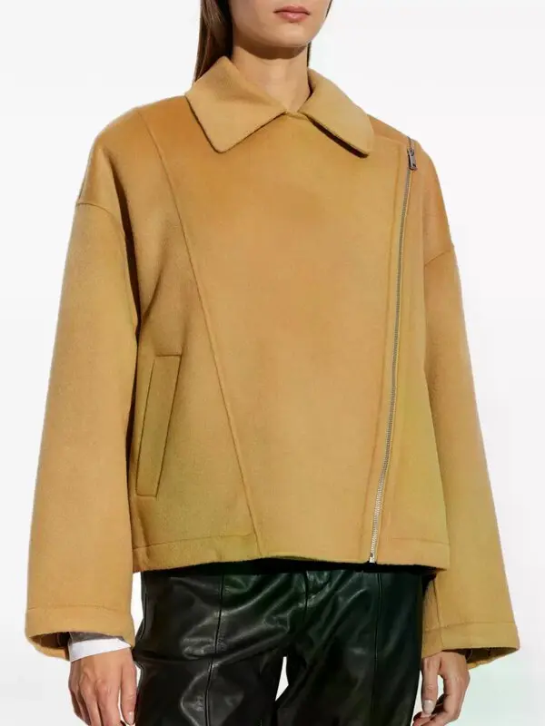 IRO PARIS Asymmetrical Zip Oversized Jacket
