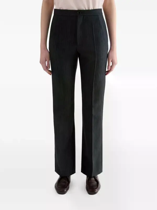 JIL SANDER Pinstripe Wool Trousers