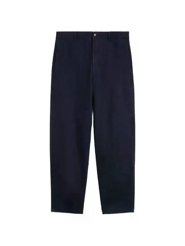 JIL SANDER Indigo Tapered-leg Cropped Jeans