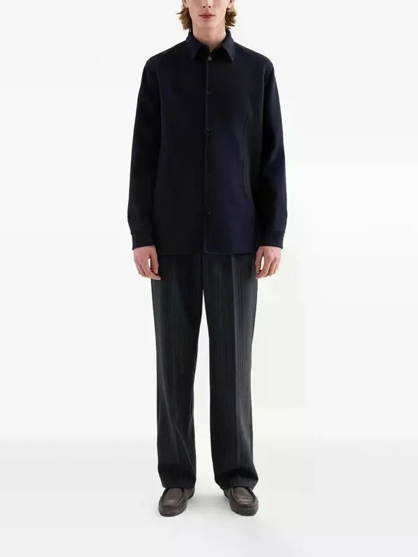 JIL SANDER Double-wool Overshirt