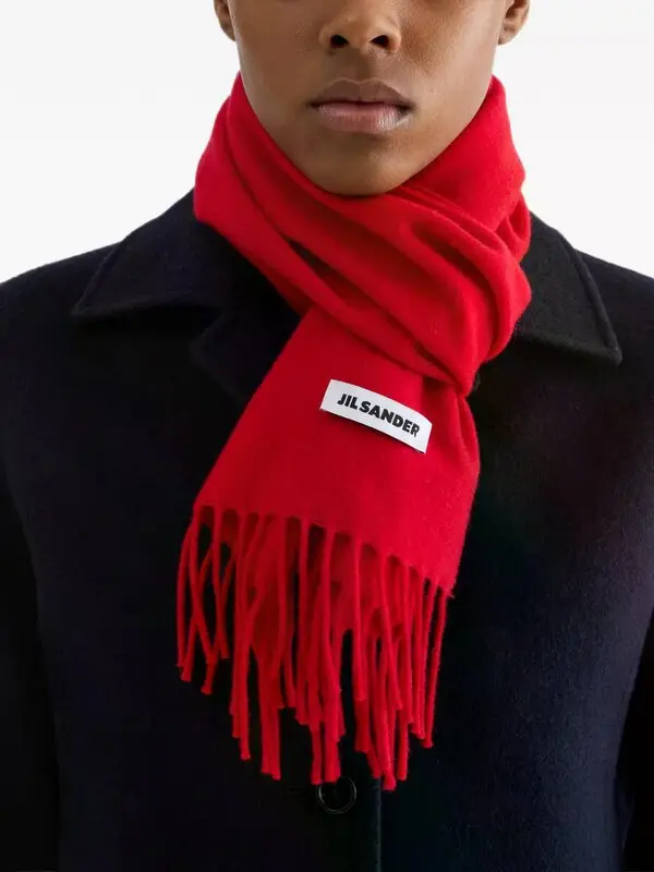 JIL SANDER Slim Wool Scarf