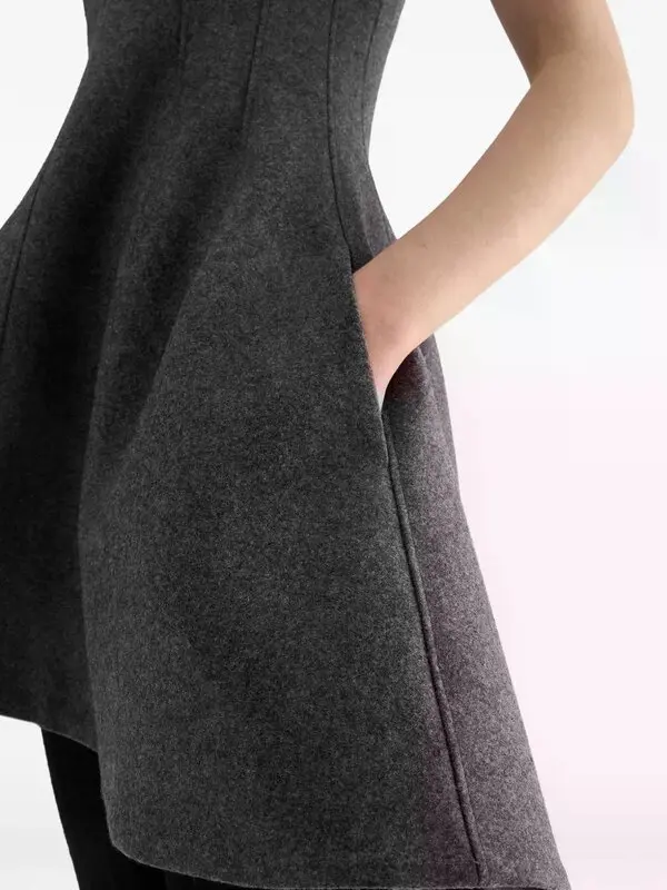 JIL SANDER Asymmetrical Bustier Dress