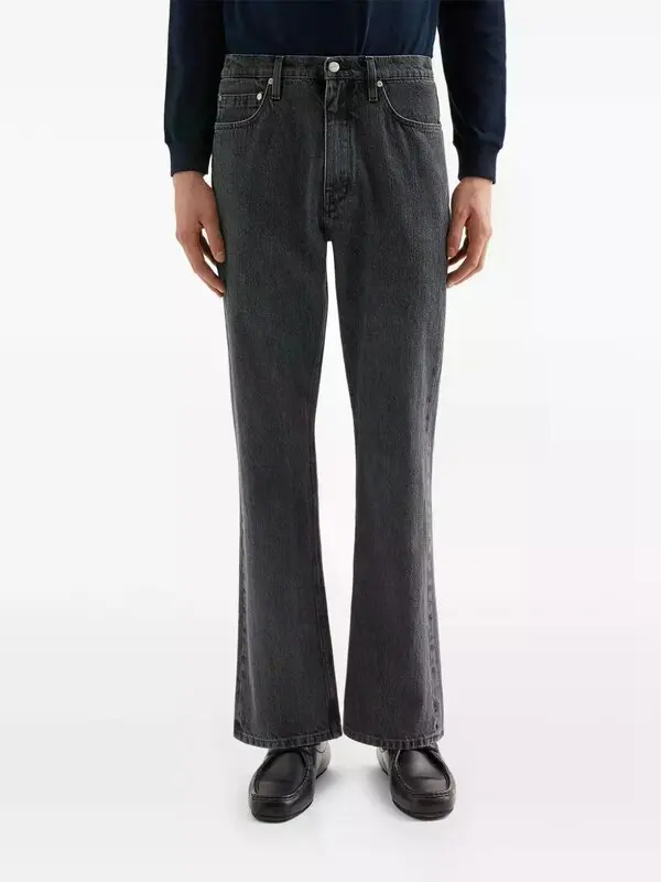 JIL SANDER Flared Lightweight Denim Trousers