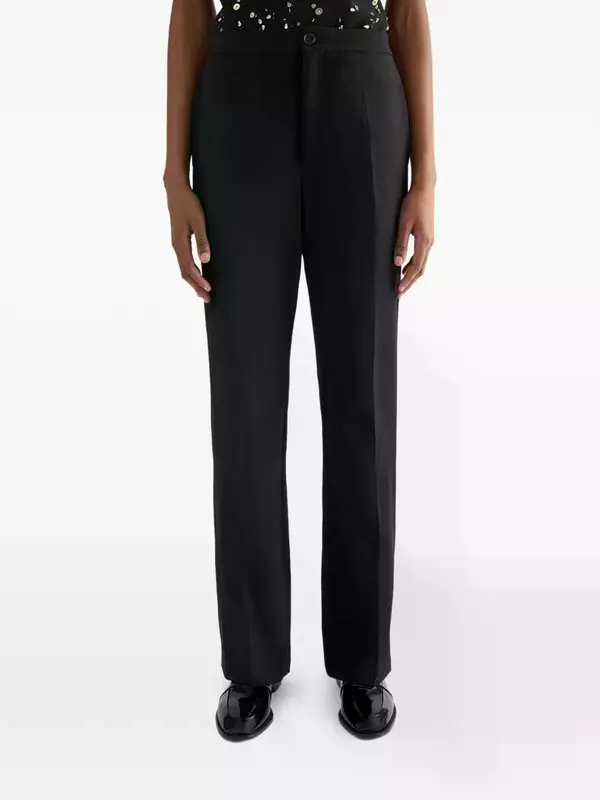 JIL SANDER Wool Sablé Tailored Trousers