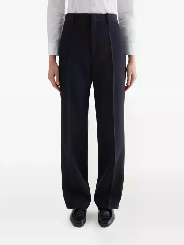 JIL SANDER High-waisted Wool Trousers