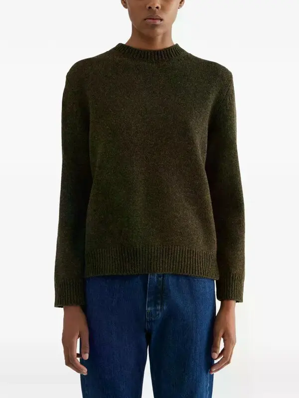 JIL SANDER Crew Neck Wool Sweater