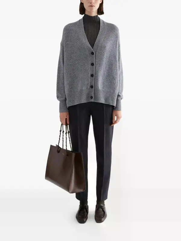 JIL SANDER V-neck Cashmere Cardigan