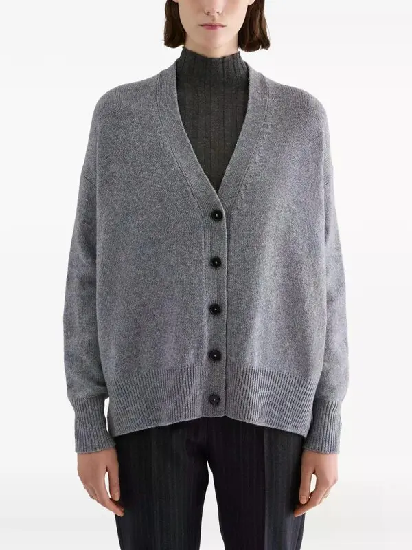 JIL SANDER V-neck Cashmere Cardigan