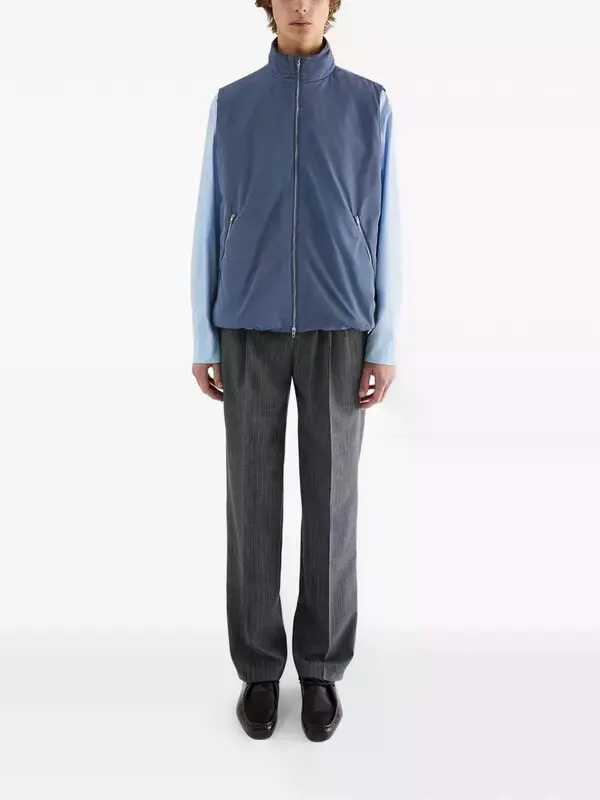 JIL SANDER Padded Taffeta Gilet