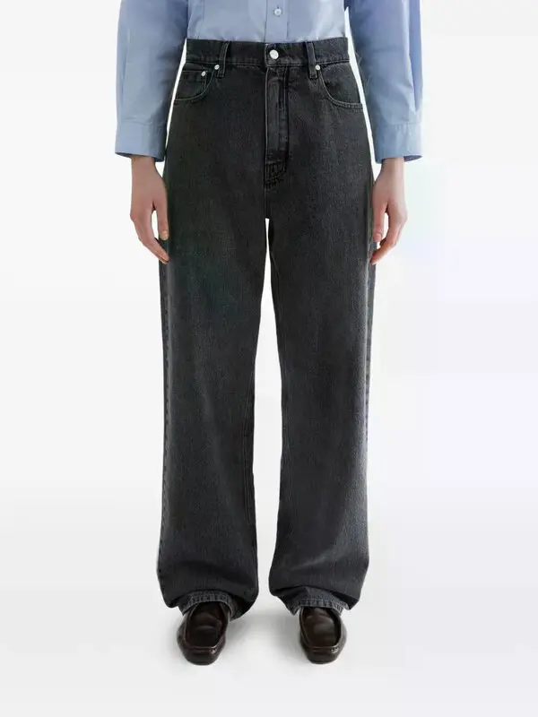 JIL SANDER Tapered Wide-leg Jeans