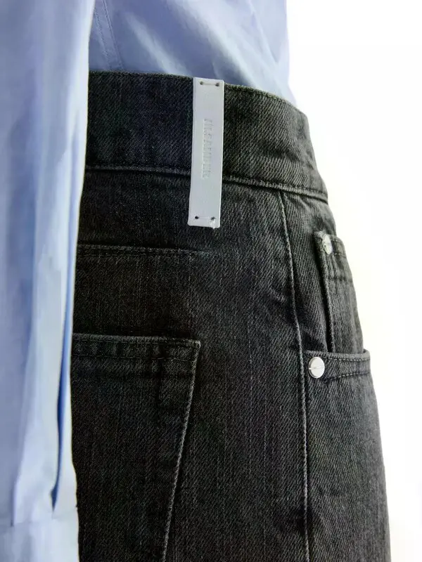 JIL SANDER Tapered Wide-leg Jeans