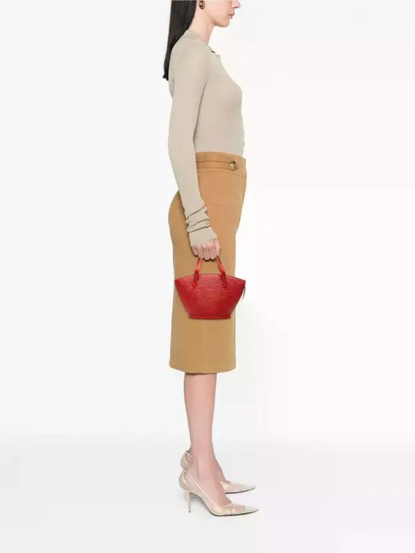 LOUIS VUITTON Epi Saint Jacques Pm Handbag - Red