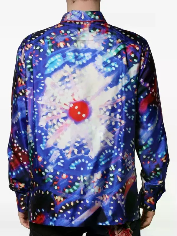 Dolce & Gabbana Abstract-print Silk Shirt