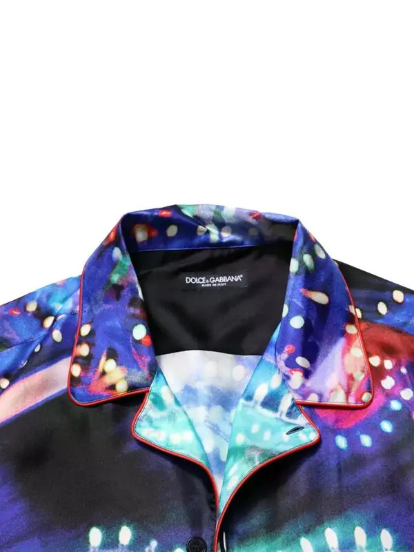 Dolce & Gabbana Abstract-print Silk Shirt