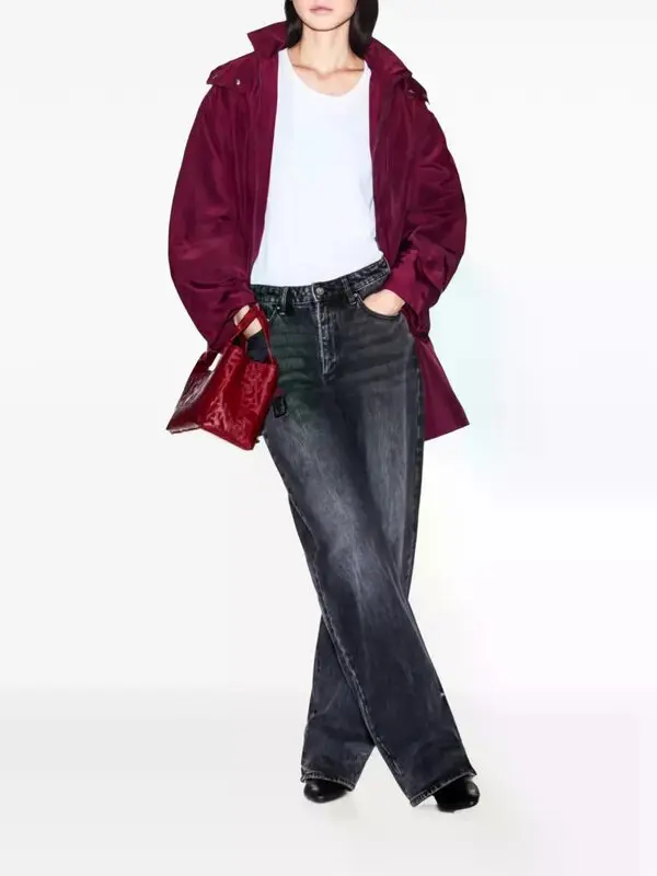 Armani Exchange Five-pocket Acid-wash Jeans