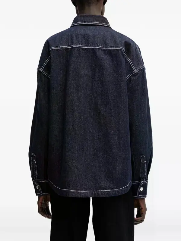 WRSTBHVR Leandra Contrast Stitch Overshirt