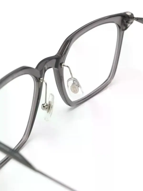 Matsuda Square Frame Eyeglasses - Grey