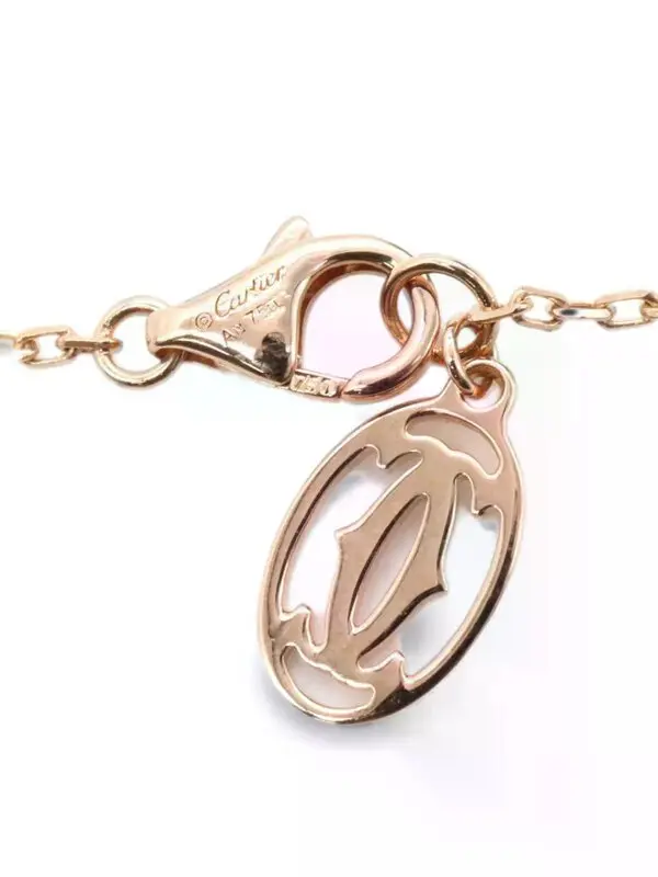 Cartier 18k Rose Gold Diamond Necklace