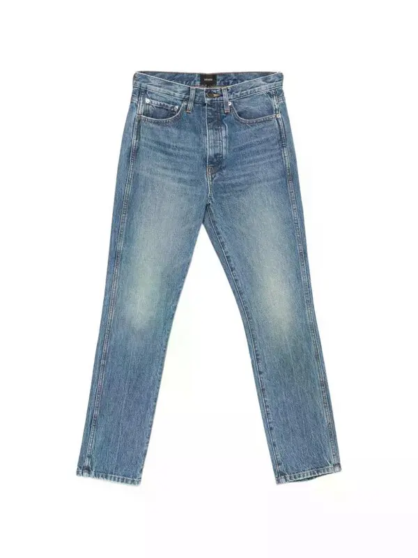 Khaite Finley Distressed Faded Effect Jeans