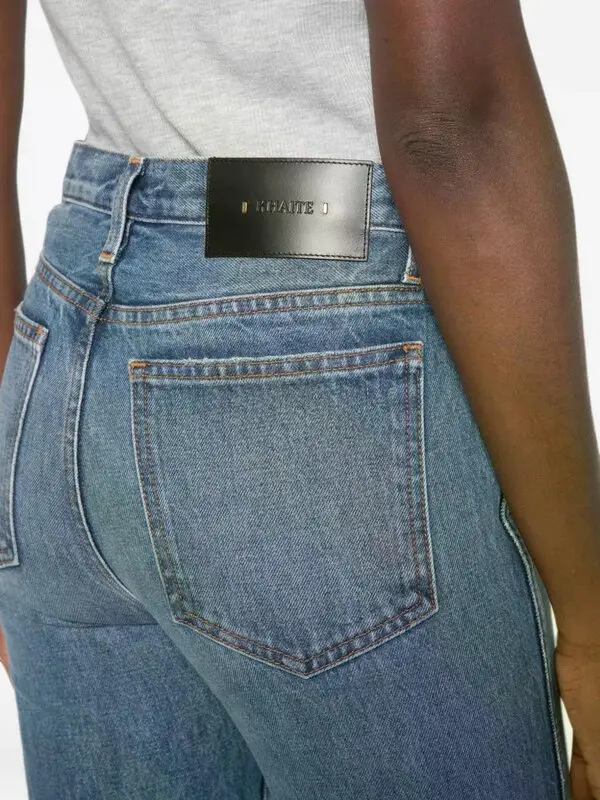 Khaite Finley Distressed Faded Effect Jeans