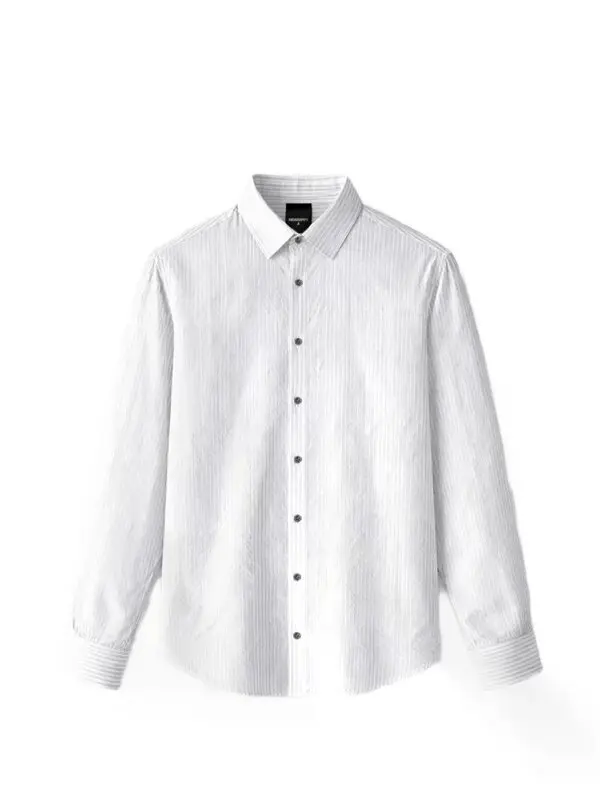Patrizia Pepe Pinstripe-print Textured Shirt