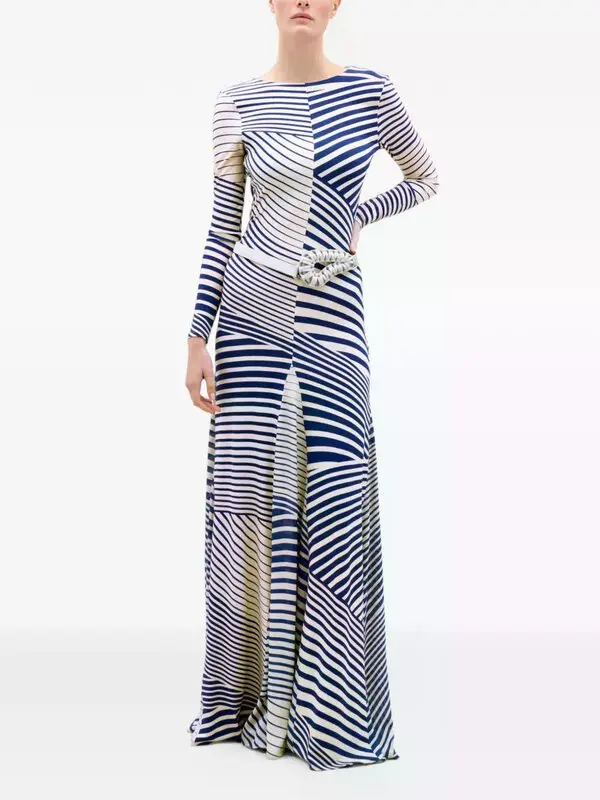 Silvia Tcherassi Striped Maxi Dress