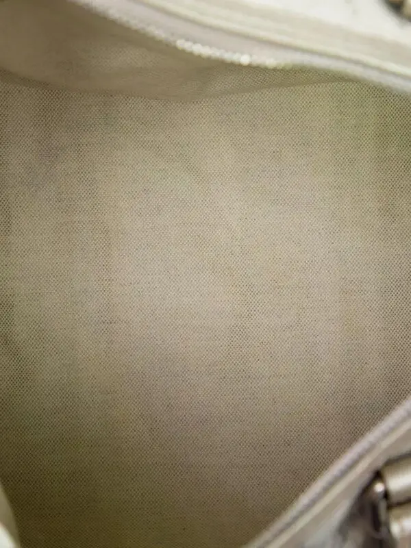 Gucci Medium Gg Imprimé Joy Boston Bag - Silver