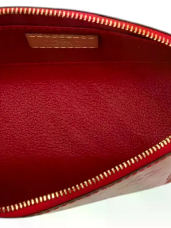 LOUIS VUITTON 2018 Monogram Vernis Cosmetic Pouch - Red