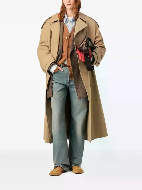 AMI Paris Cotton Trench Coat