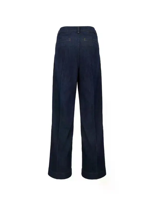 7 For All Mankind Pleated Wide-leg Jeans