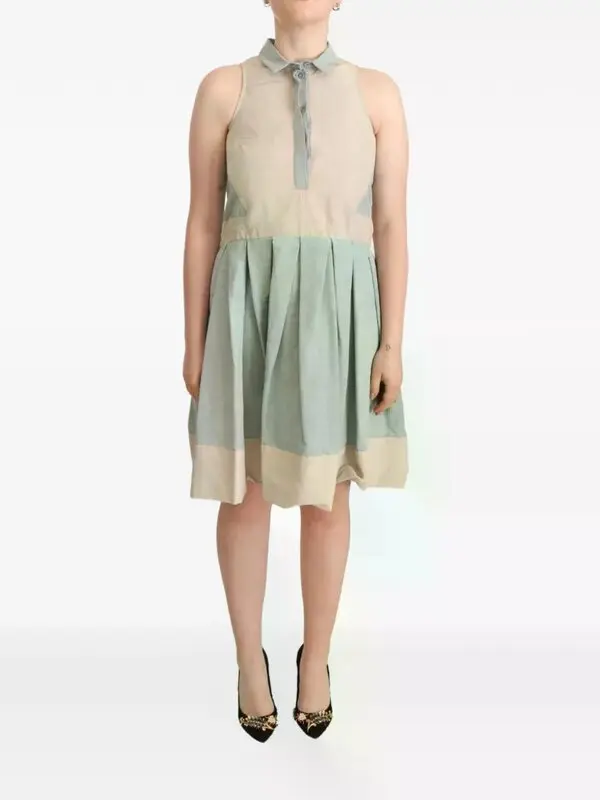 'COMEFORBREAKFAST' Comeforbreakfast Sleeveless Pleated A-line Mini Dress