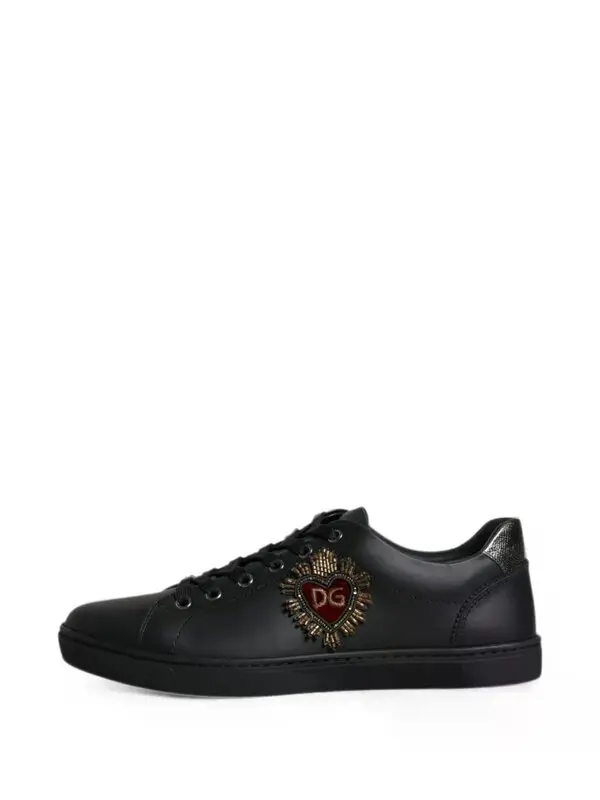 Dolce & Gabbana Sacred Heart Leather Sneakers