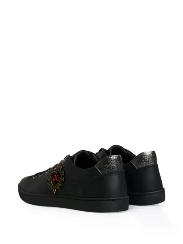 Dolce & Gabbana Sacred Heart Leather Sneakers