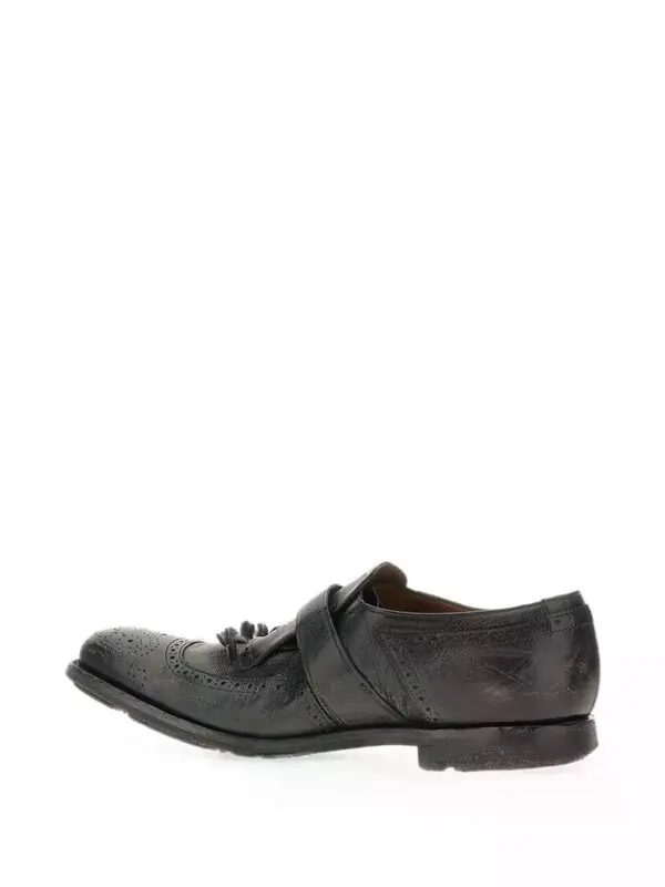Church's Shanghai Brogue Loafers With Fringe Detail - Black