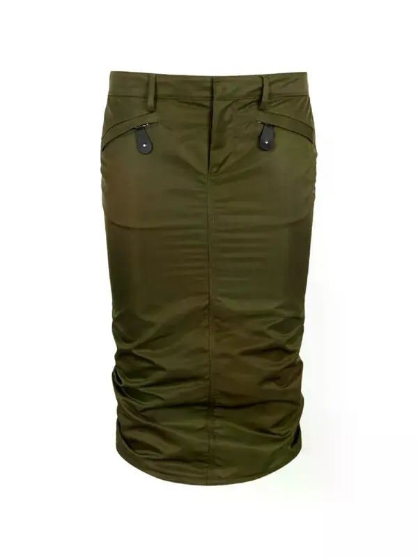 Dsquared2 Ruched Kick Midi Skirt