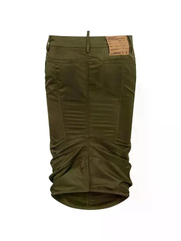 Dsquared2 Ruched Kick Midi Skirt